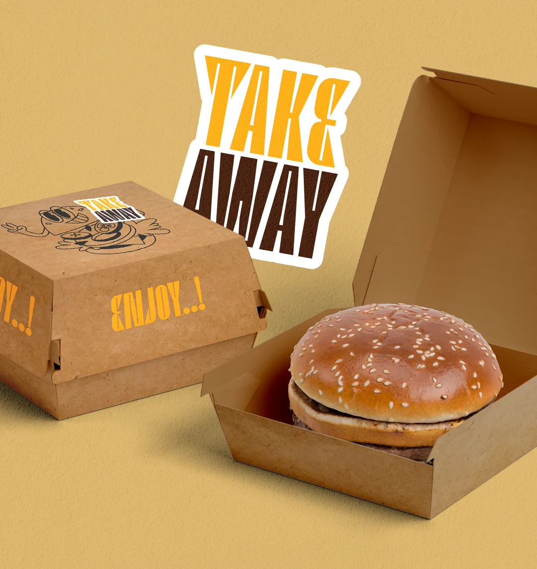Σχεδιασμός συσκευασίας fast food | Branding για συσκευασίες
